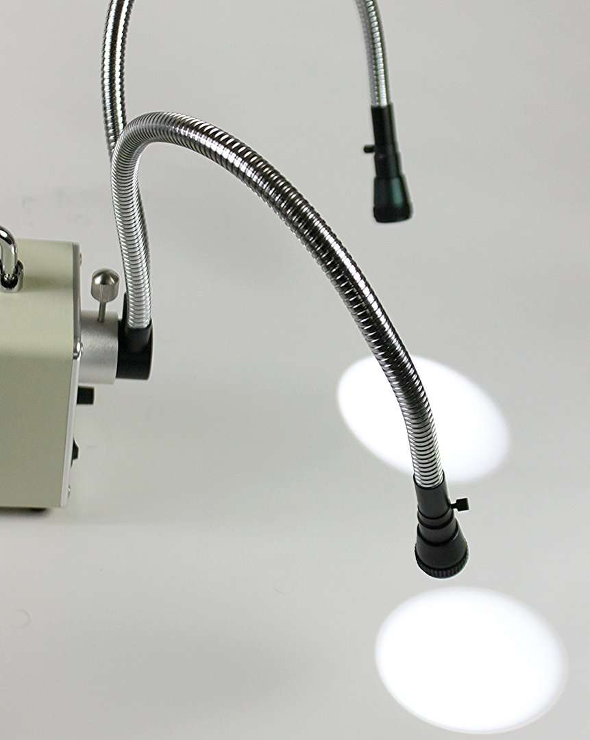iLUMos High Intensity Dual Gooseneck LED Microscope Illuminator