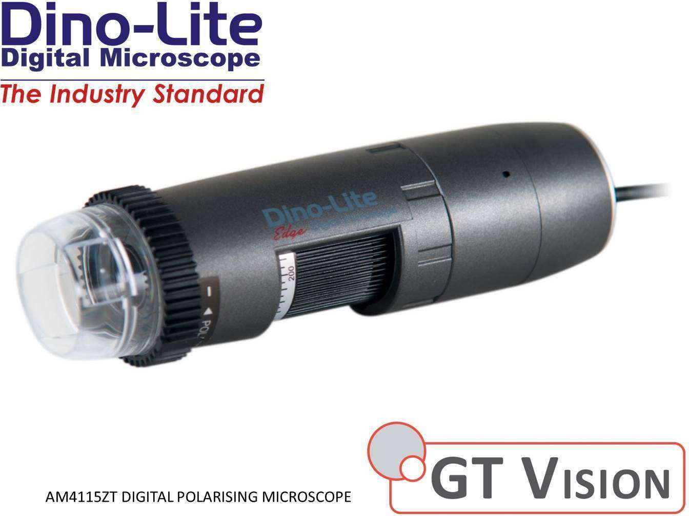 Dino-Lite AM4115ZT Digital Polarising Microscope 20-220X 1.3MP