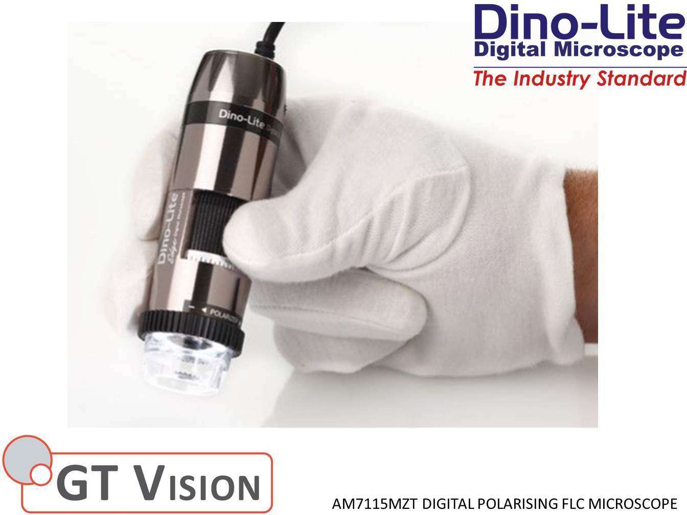 Dino-Lite AM7115MZT Pro Digital Polarising FLC Microscope 20-220x High ...