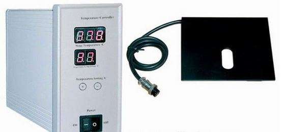 HS-50, Basic Heated Microscope Stage to 50deg C. Attaches to Biologica