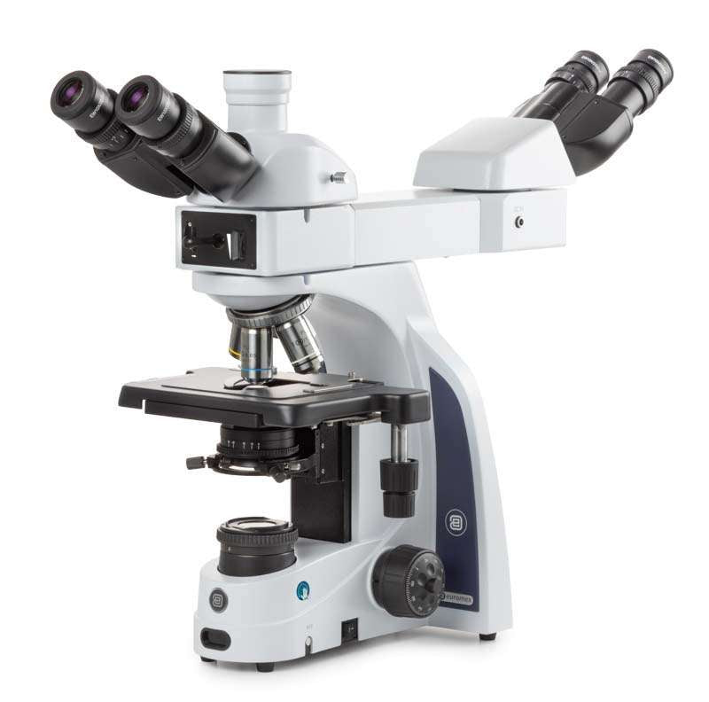 iScope Face-to-Face dual trino/bino head microscope, Plan PLi 4/10/S40